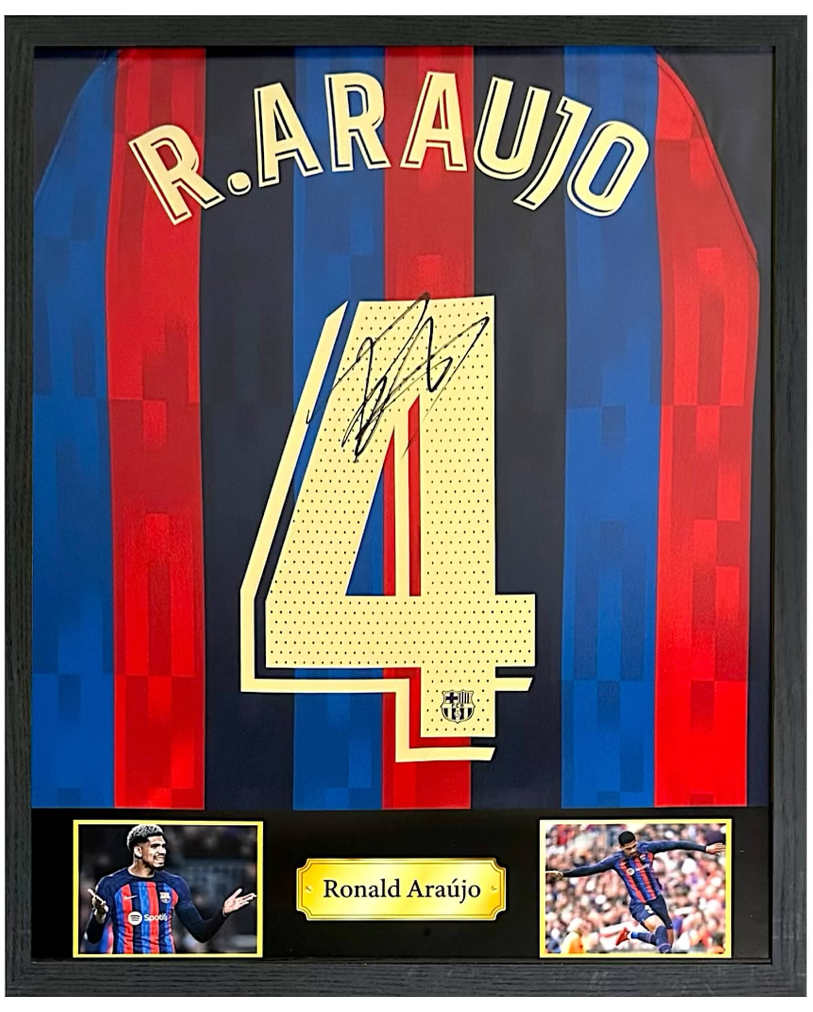 Ronald Araújo - Gesigneerd FC Barcelona thuisshirt 22/23 – SignedKits