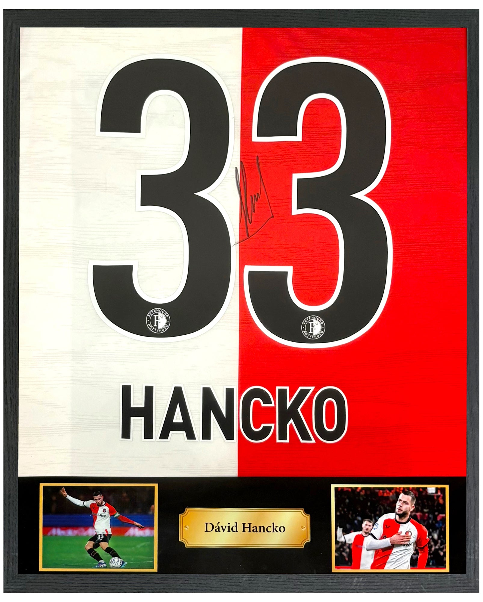 Dávid Hancko - Gesigneerd Feyenoord thuisshirt 24/25 – SignedKits