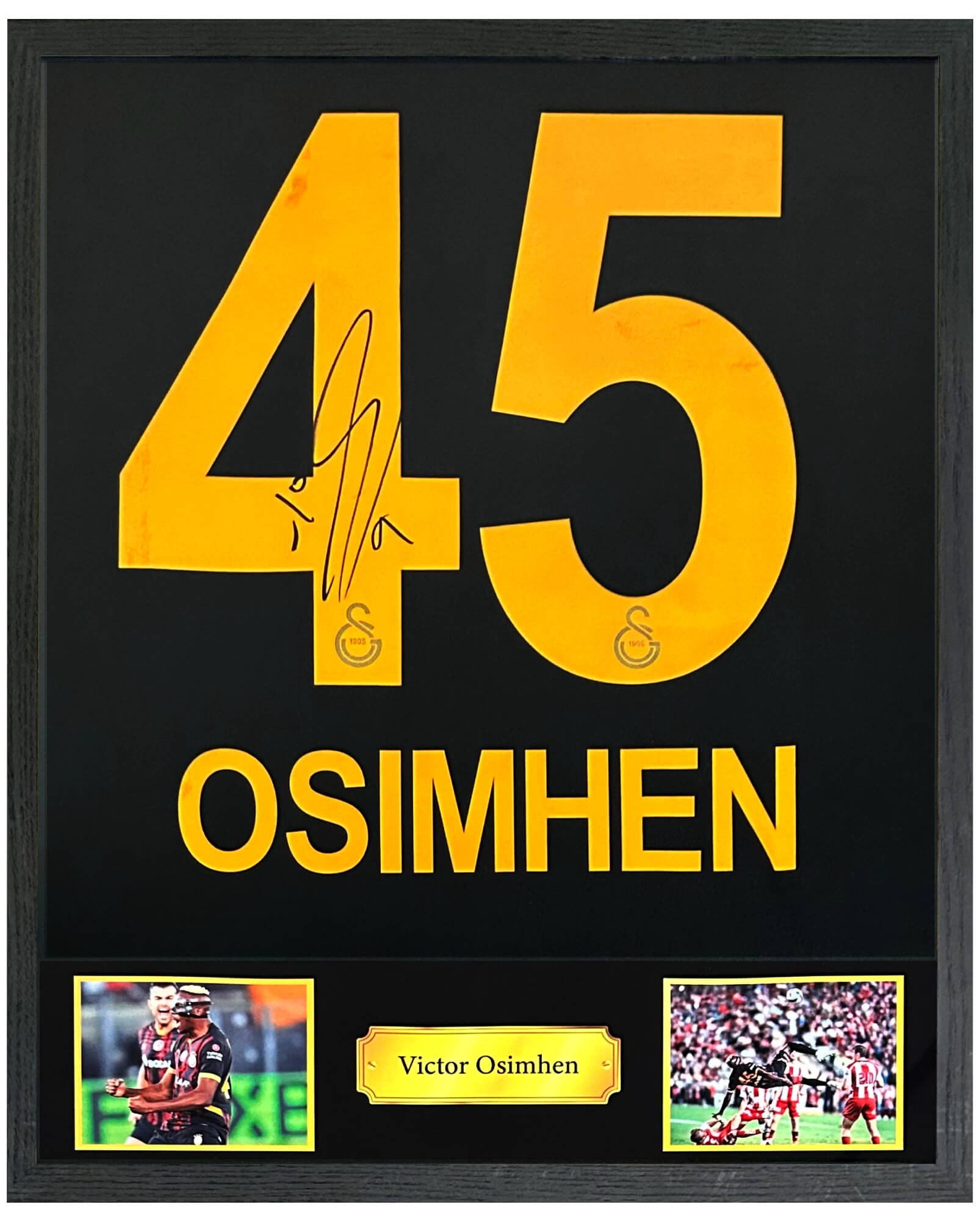 Victor Osimhen - Gesigneerd Galatasaray derde shirt 24/25 – SignedKits