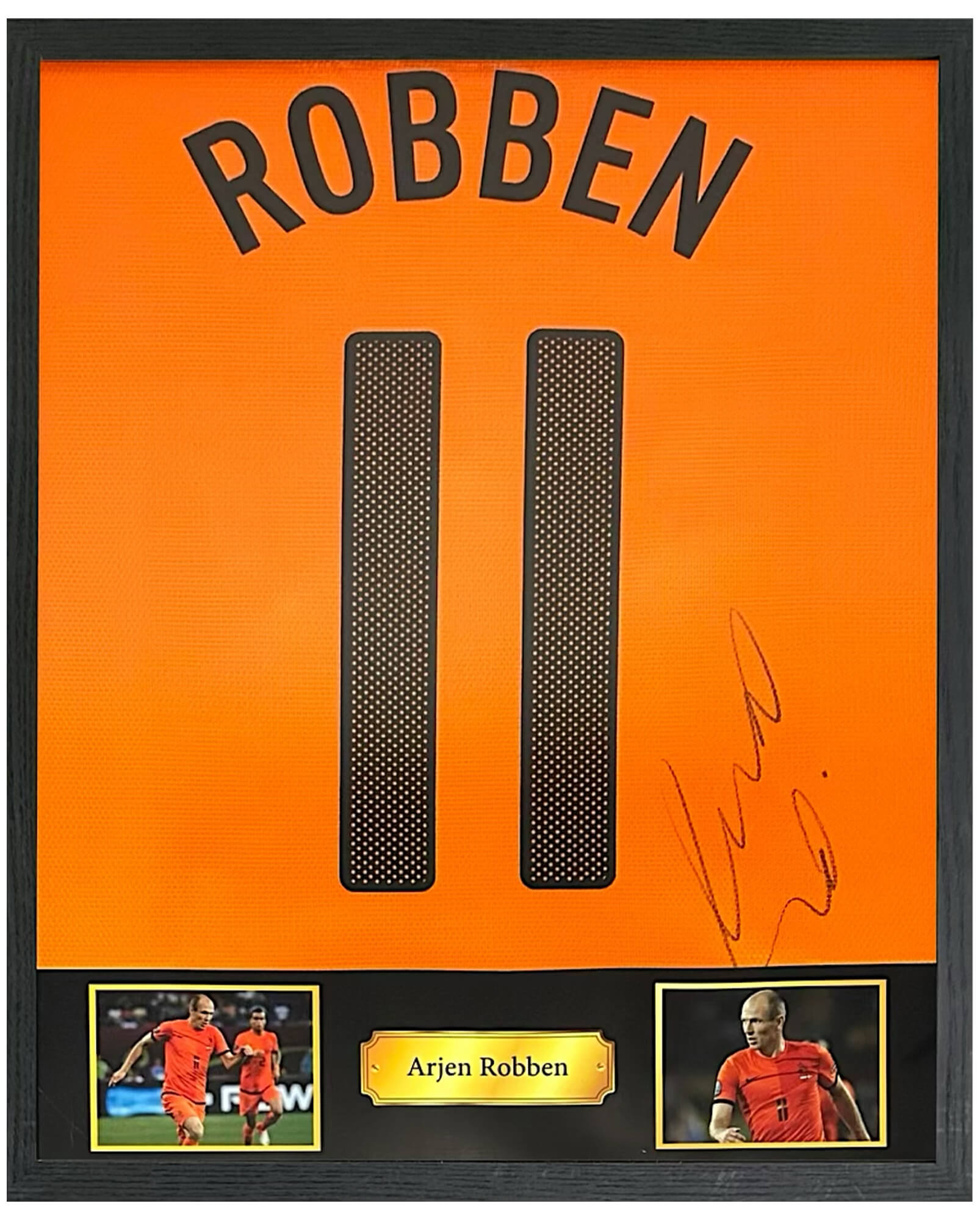 Arjen Robben - Gesigneerd Nederland thuisshirt 12/13 – SignedKits